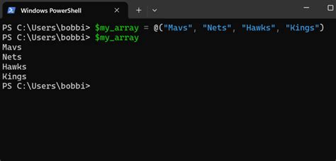 Powershell How To Print Array Elements On One Line Collecting Wisdom
