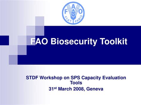 Ppt Fao Biosecurity Toolkit Powerpoint Presentation Free Download