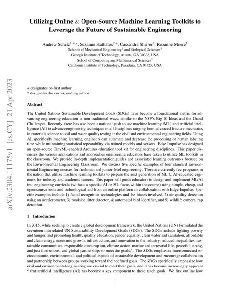 pdf utilizing online and open source machine learning toolkits to