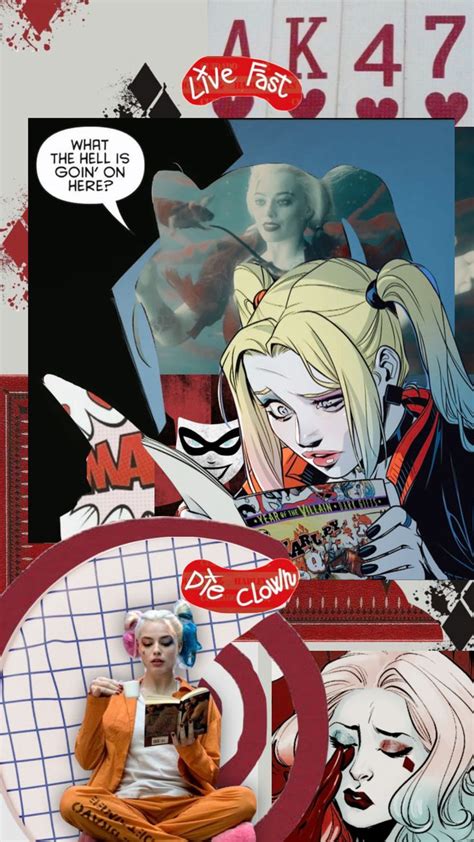 Harley Quinn Aesthetic Collage