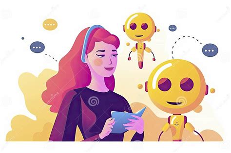 Chat Gpt Artificial Intelligence Chat Bot By Open Ai Cartoon Style