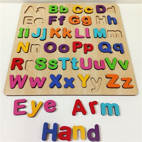 قیمت و خرید بازی آموزشی الفبای انگلیسی مدل حروف بزرگ و کوچک کد P207