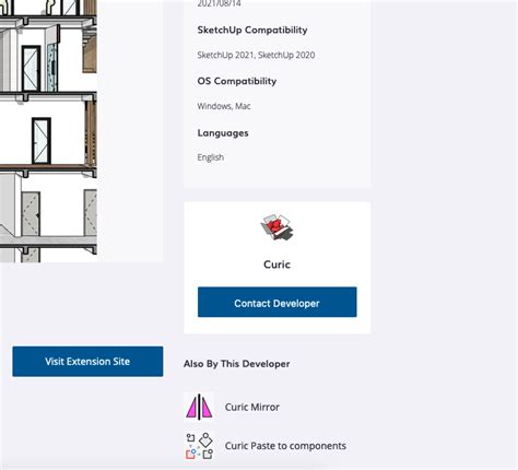 Curic Extension Section Lite Extensions Sketchup Community
