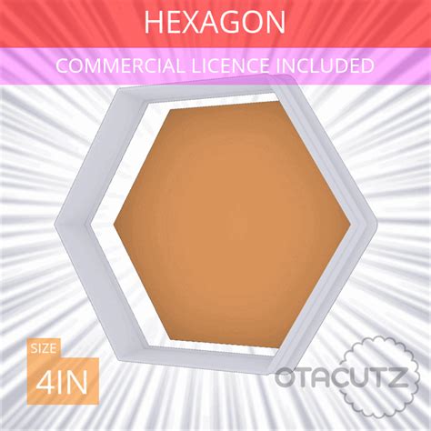 Hexagon 3d Outline