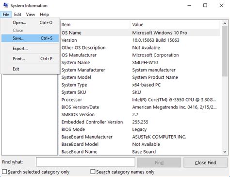 Generating An MSINFO32 File XSplit Support