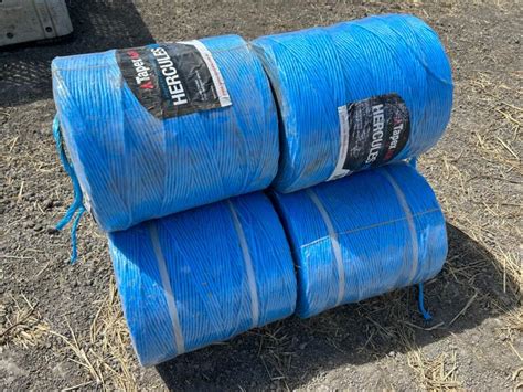 Lot 137 Big Square Baling Twine X 6 Rolls Auctionsplus