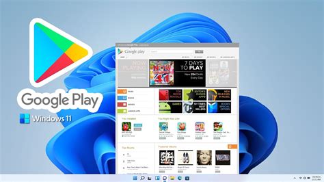 Google Play Store on Windows 11 Install Android Apps - YouTube