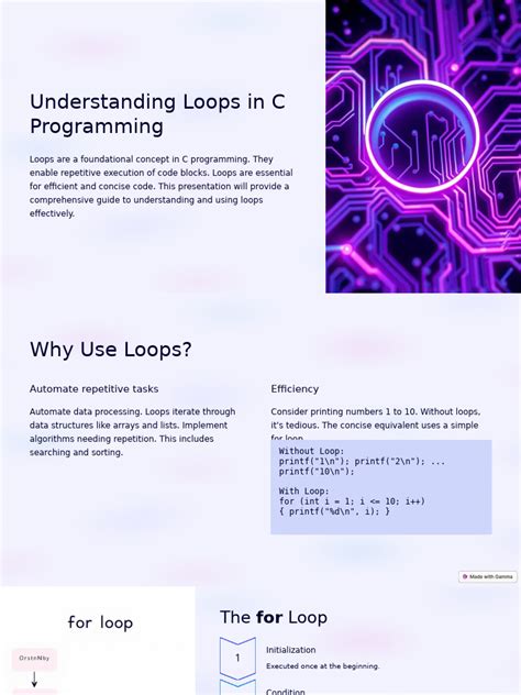 Understanding Loops In C Programming Pdf Control Flow Applied