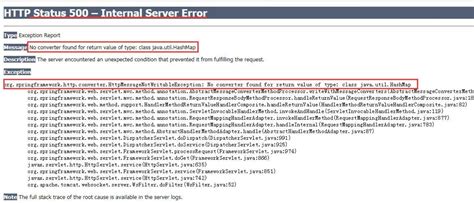 Springmvc访问出错no Converter Found For Return Value Of Type Class Javautilhashmap错误凯哥java的博客 Csdn博客