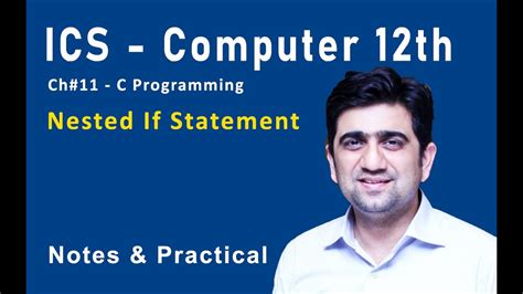 Ics Computer 12th Ch11 C Programming Nested If Statement Youtube