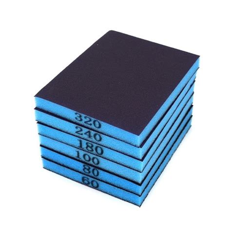 아이베란다 스펀지 사포 샌딩블럭 습식 건식 거칠기 6종 세트 Re 아이베란다 공식몰 목재 철물 공구