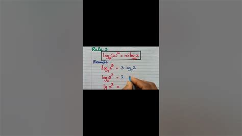rules of logarithms part 2 logarithms igcse o level add maths