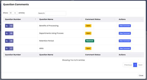 Comments Tracker How Can I Easily Find Out The Status Of Each Comment Metacompliance