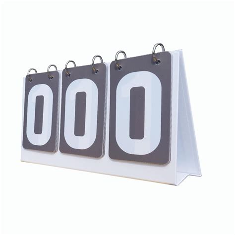 Yotijar Flip Number Score Board Manual Score Flip Cards Portable