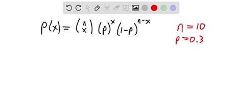 Solvedgive The Formula For Px For A Binomial Random Variable With N