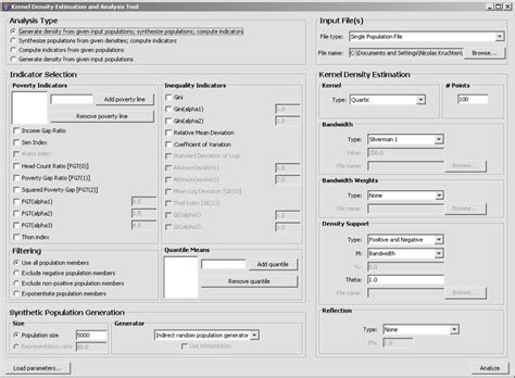 Kernel Density Estimation And Analysis Tool