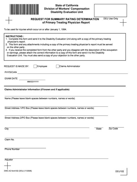 Of Primary Treating Physician Report Form Fill Out And Sign Printable Pdf Template Airslate