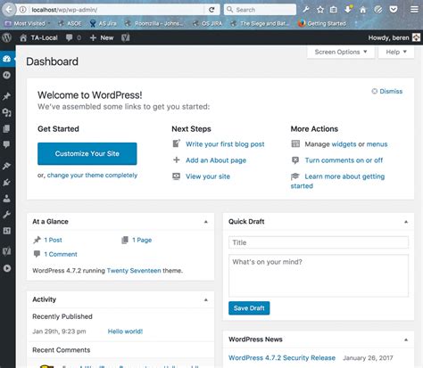 Get Wordpress 52x Working On Mac Os • Tarn Aeluin