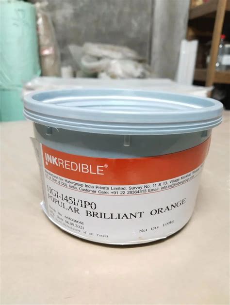 Red Mini Offset Inks For Industrial Packaging Size 1 Kg At ₹ 445 Kg In Ludhiana