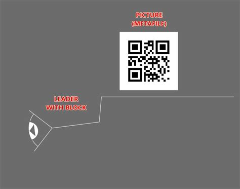 Convert Qrcodeleader To Leader Picture Metafile Autodesk Community