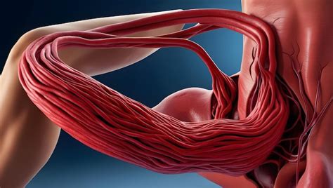 Intricate 3d Medical Illustration Of Pelvic Vascular Structures Premium Ai Generated Image