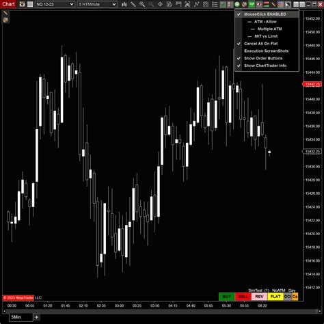 One Click Trader Nt8