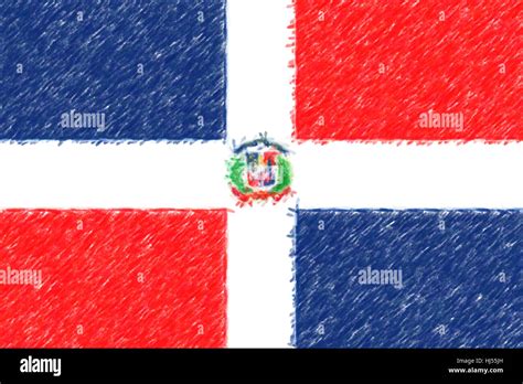What Is The Color Of The Dominican Republic Flag