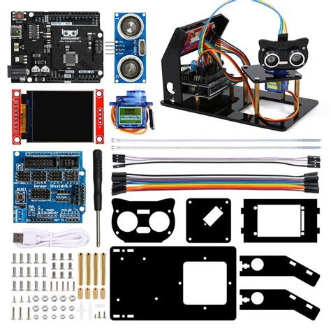 Robotlinking Simulation Ultrasonic Radar Sensor Module For Arduino Diy