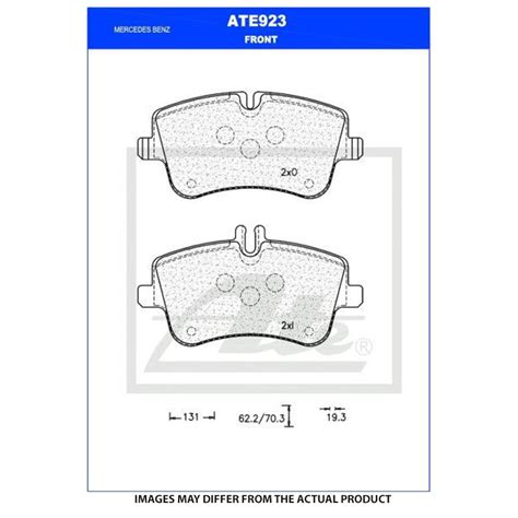 Atepads Frt Merc C Class Hiperformance Midas