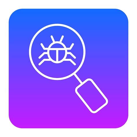 Premium Vector Bug Search Vector Illustration