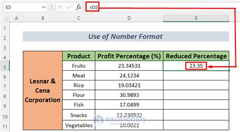 How To Reduce Decimals In Excel 10 Easy Methods
