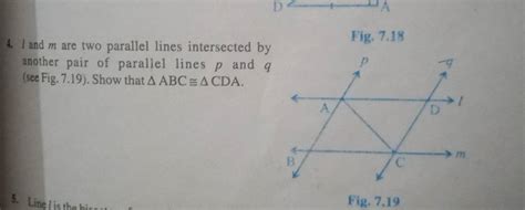 4 i and m are two parallel lines intersected by another pair of parallel