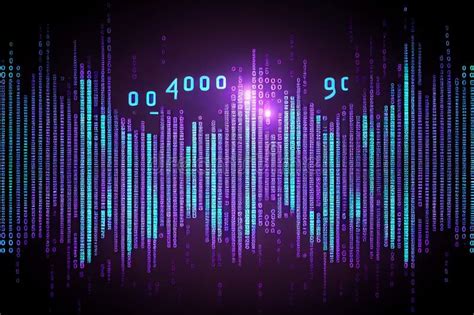 binary computer matrix code data stream abstract background stock