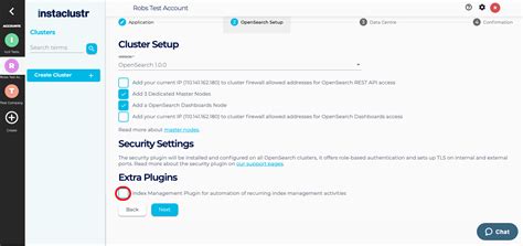 Creating An OpenSearch Cluster Instaclustr