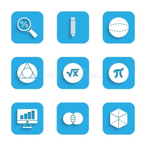 Set Square Root Of X Glyph Mathematics Sets A And B Geometric Figure Cube Pi Symbol Computer