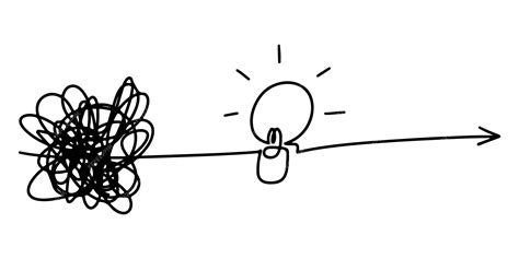 Premium Vector Doodle Sketch Style Of Confusion Clarity Or Path Vector Idea Concept