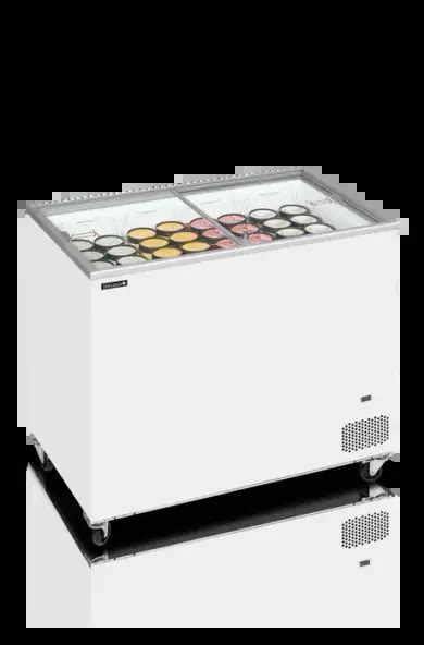 Tefcold Ic301sc Sliding Flat Glass Lid Chest Freezer 296l