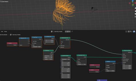 how to create it with geonodes i have a single curve a half of sphere