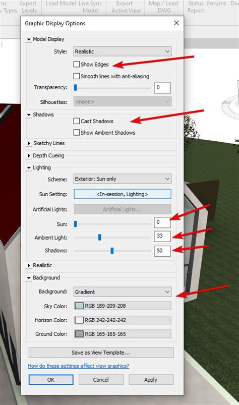 Revit Rendering Settings Interior