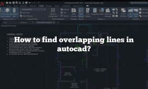 How To Find Overlapping Lines In Autocad