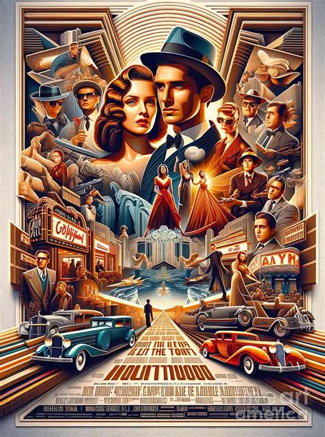 A Simulated Collage Vintage Movie Poster 5 Digital Art By Retro Movie