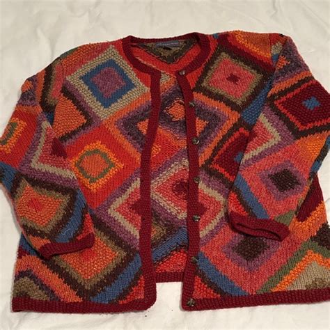 Northern Isles Sweaters Northern Isles Vintage Acrylic Color Block