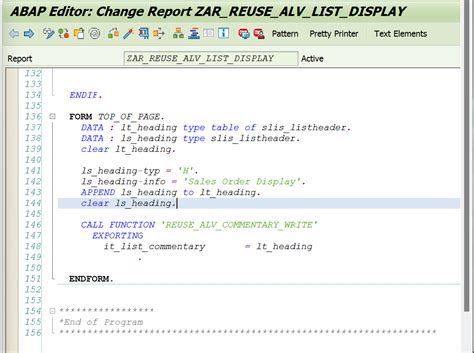 Enhancing Alv Grid Displays With Top Of Page Events A Comprehensive Guide