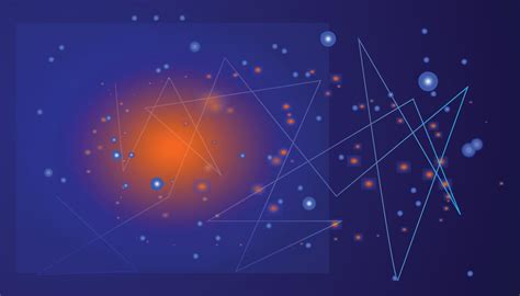 Abstract Blue Galaxy Particle Template 54744820 Vector Art At Vecteezy