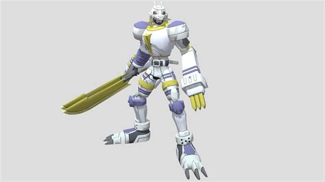 BeoWolfmon Digimon New Century Download Free D Model By DrewsDigitalDesigns A C C