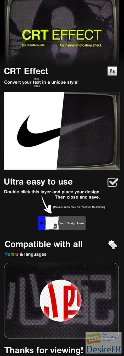 Download Crt Screen Effect For Photoshop Desirefxcom