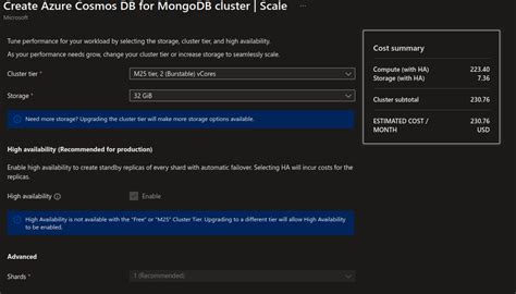 Azure Cosmos Db Cost On Price Calculator And Azure Portal Microsoft Qanda