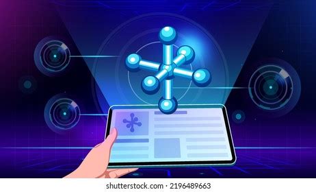 Visualizing Experiencing D Model Molecule Structure Stock Vector Royalty Free