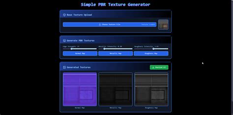 Pbr Gen A Free Browserclient Based Pbr Texture Generator And Pbr Tool Suite Community
