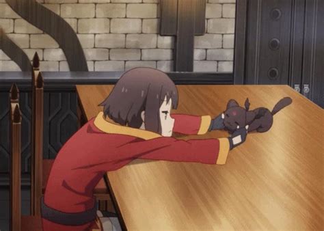 Megumin Loving On Chomusuke Scrolller